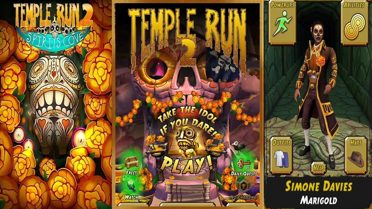 Temple Run 2 - Spirit Cove Gold Edition - Simone Davies Marigold - YouTube