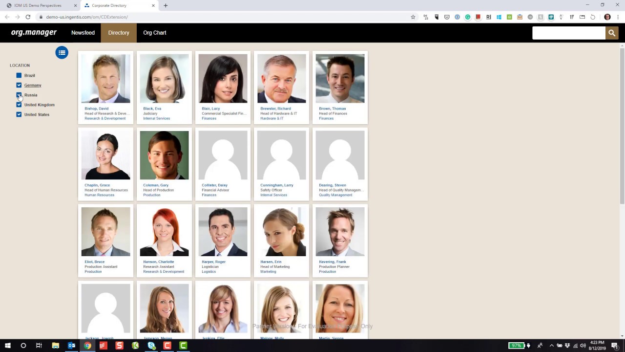 Creating appealing corporate directories with Ingentis org.manager ...