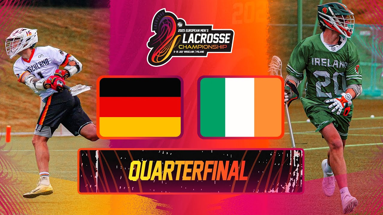 Germany 🇩🇪 vs Ireland 🇮🇪 | Quarterfinal | 2025 European Men's Lacrosse ...