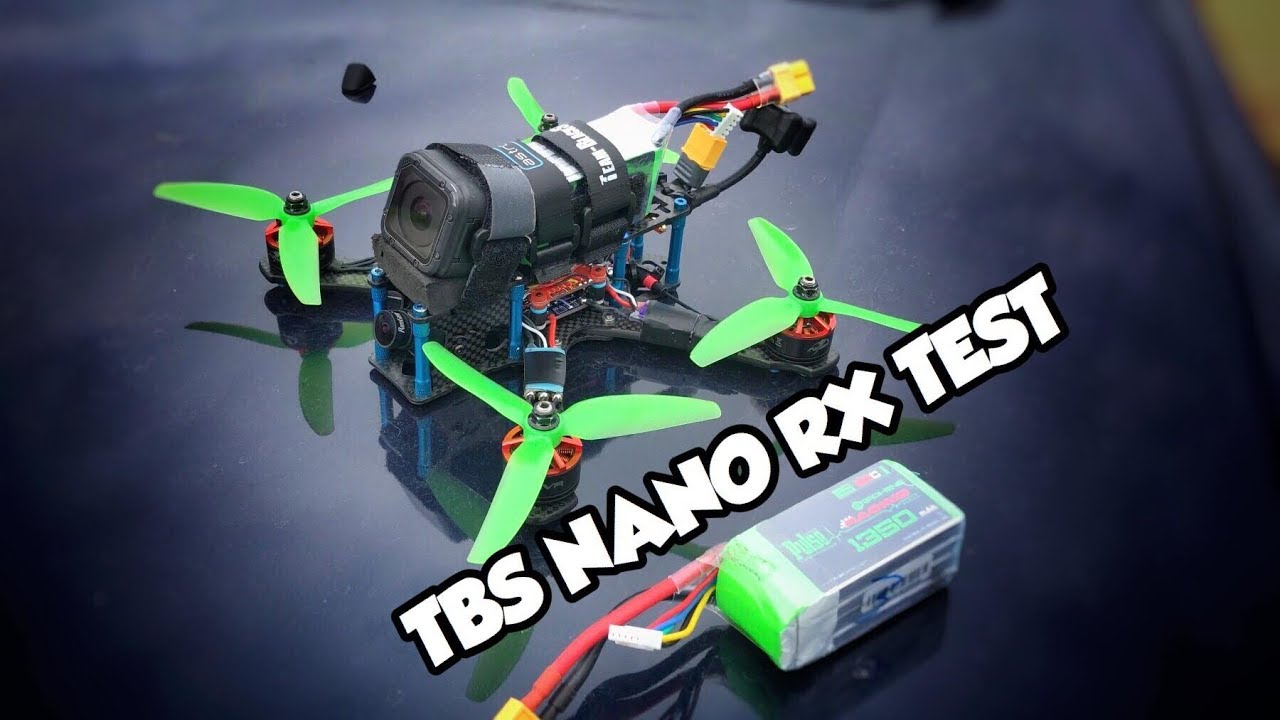 TBS Crossfire TX with Nano receiver range test (maiden flight with the ...