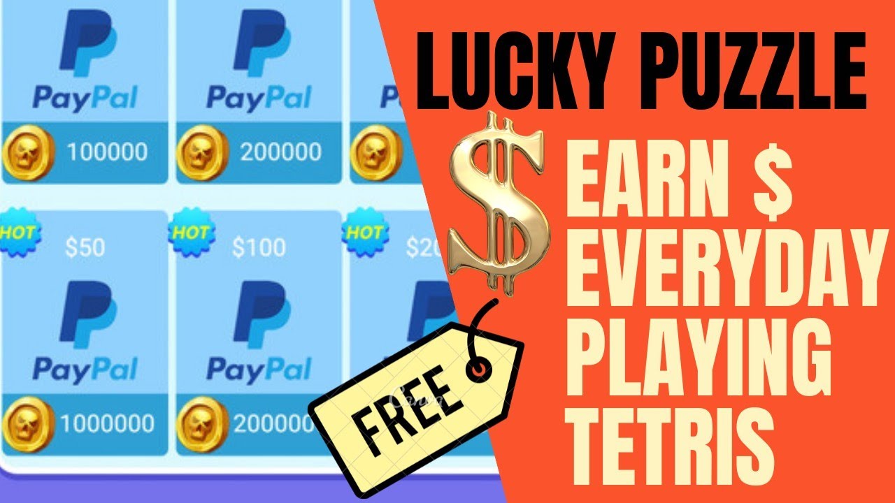 LUCKY PUZZLE REVIEW ( EARN REAL CASH PLAYING TETRIS) - YouTube