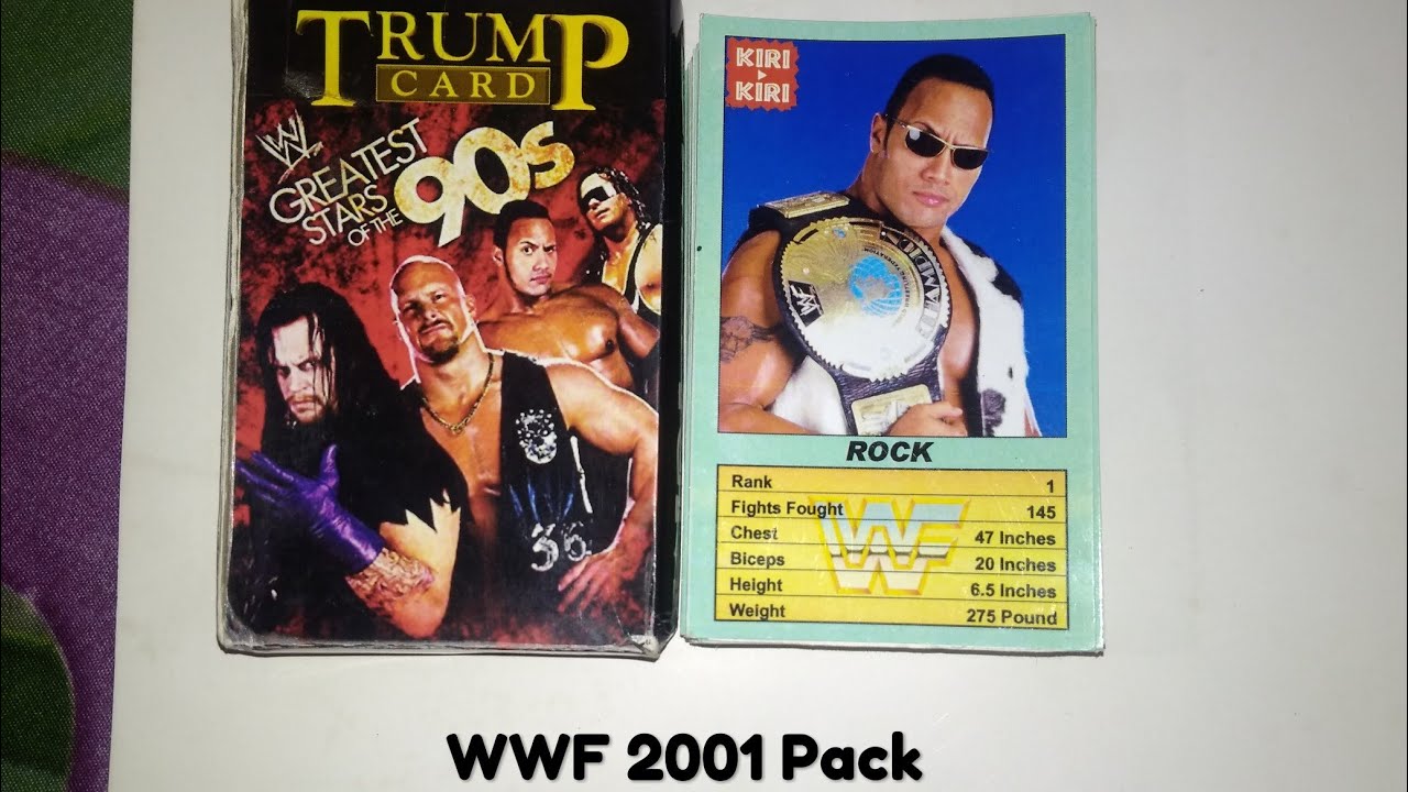 WWF Superstar 2000 Attitude era Trump Cards#wwe #viralvideo #gaming ...