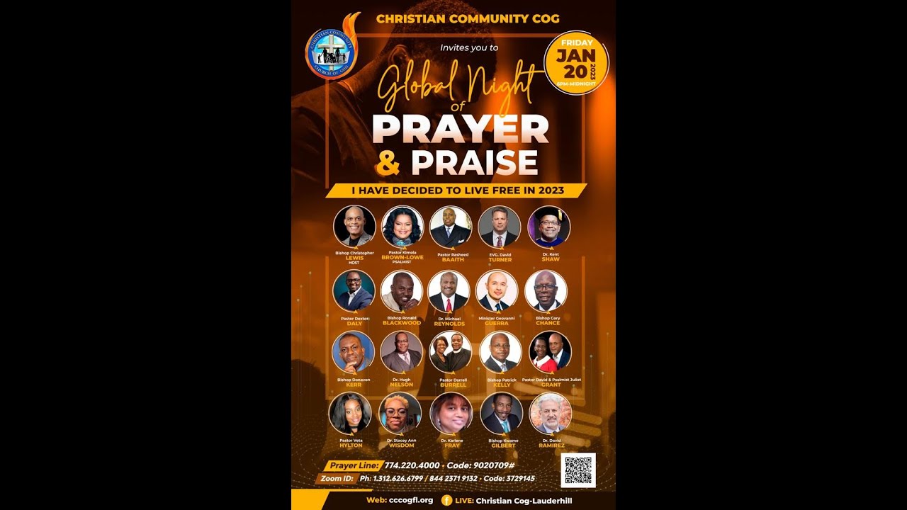 Global Night Of Prayer And Praise - YouTube