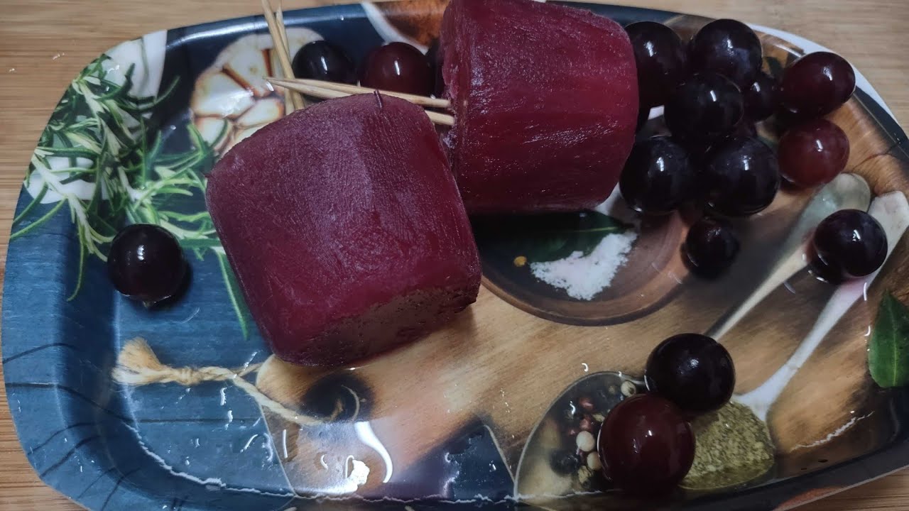 Home made ice bar | Grape 🍇 ice bar | summer special - YouTube