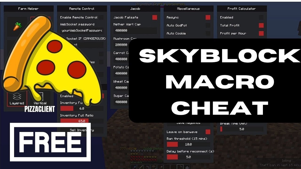 Pizza Client Showcase + Download (Hypixel Skyblock) - YouTube