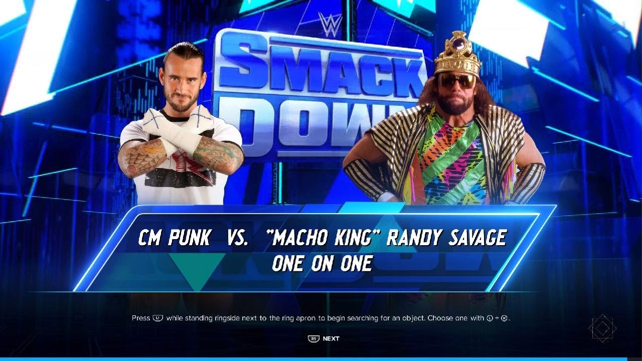 FullMatch Cm Punk Vs Macho King Randy Savage - YouTube