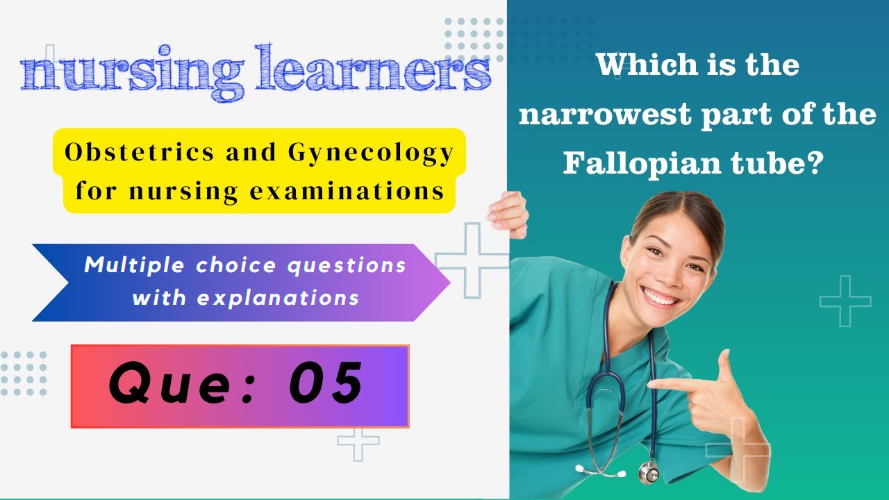 Que 05 | Obstetrics and Gynecology for nursing exams | Narrowest part ...