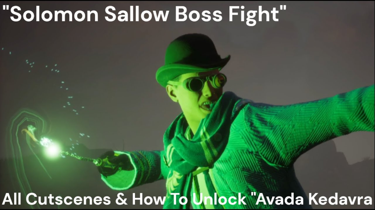 Solomon Sallow Boss Fight & Unlocking "Avada Kedavra" - Hogwarts Legacy ...