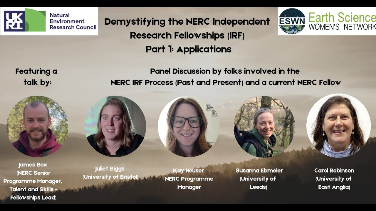 Demystifying the NERC Independent Research Fellowships Scheme ...