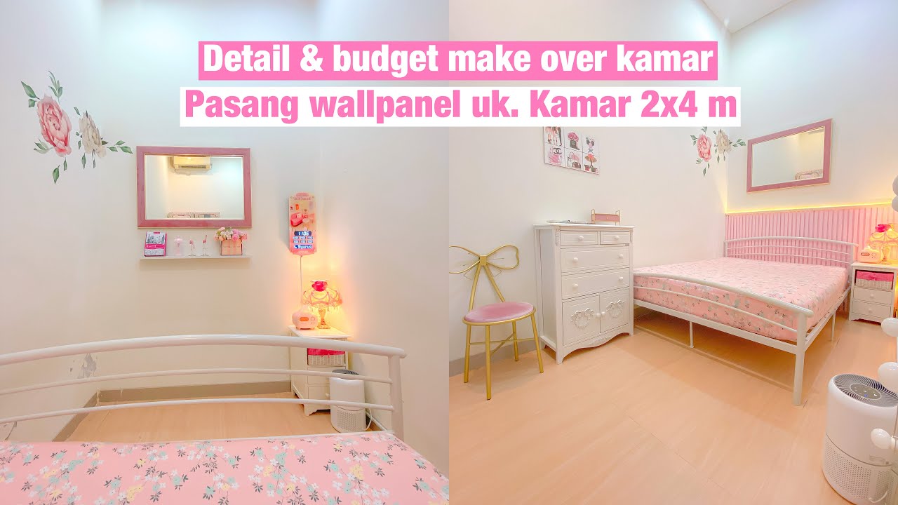 MAKE OVER KAMAR BIKIN WALLPANEL SENDIRI BUDGET 600K, BISA?? | erghena ...
