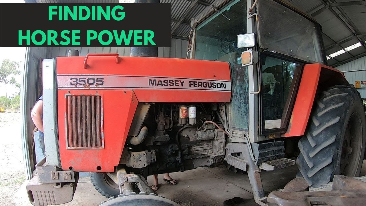 Finding Lost Horse Power On The Massey Ferguson 3505 - YouTube