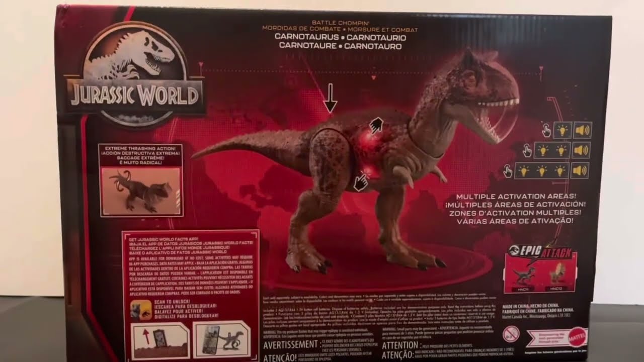 Unboxing the JW Epic Attack Carno!! #jurassic #jurassicworld #unboxing ...