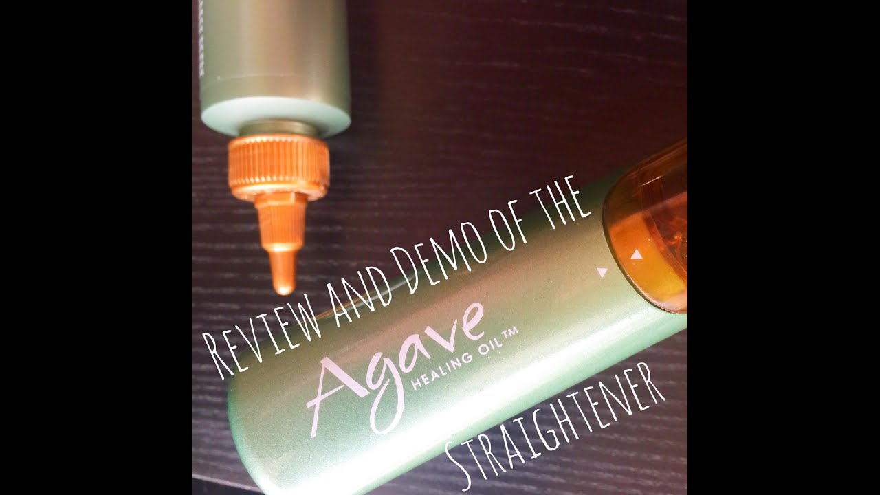 Agave Healing Oil Straightener Review and Demo - YouTube