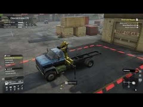 Snow Runner EP 12 how to operate the crane - YouTube