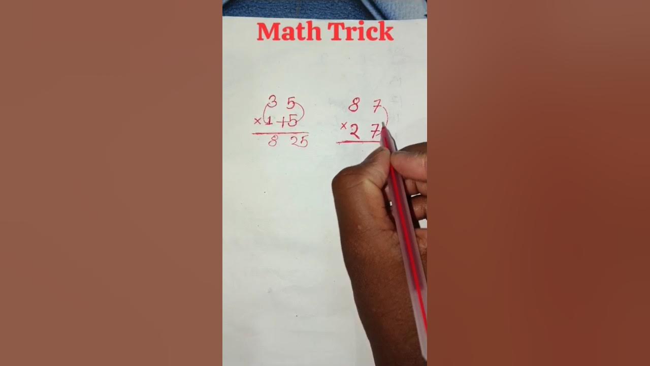 Math Trick I Shortcut tricks to multiply 2 two digit number#multiplication #shortcutmath - YouTube