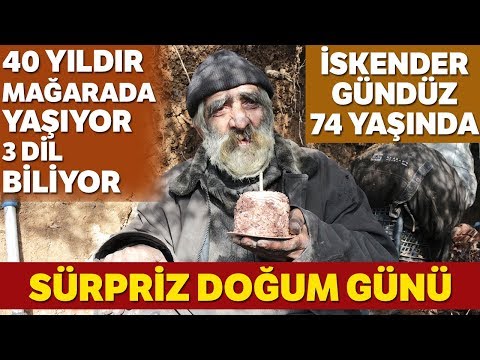 40 Yıldır Mağarada Yaşıyan Adama Sürpriz Doğum Günü | İskender Gündüz Efsanesi