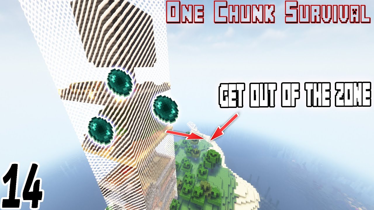 Minecraft ចេញក្រៅបានទេ? One Chunk Survival EP14 - YouTube