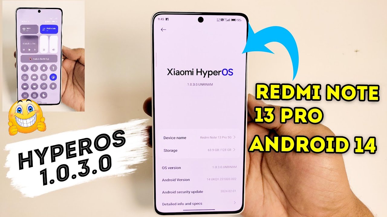 Xiaomi rolls out HyperOS update for Redmi Note 13 5G series smartphones ...