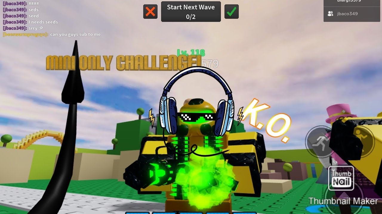 Mini only challenge! Tower defense simulator (roblox) - YouTube