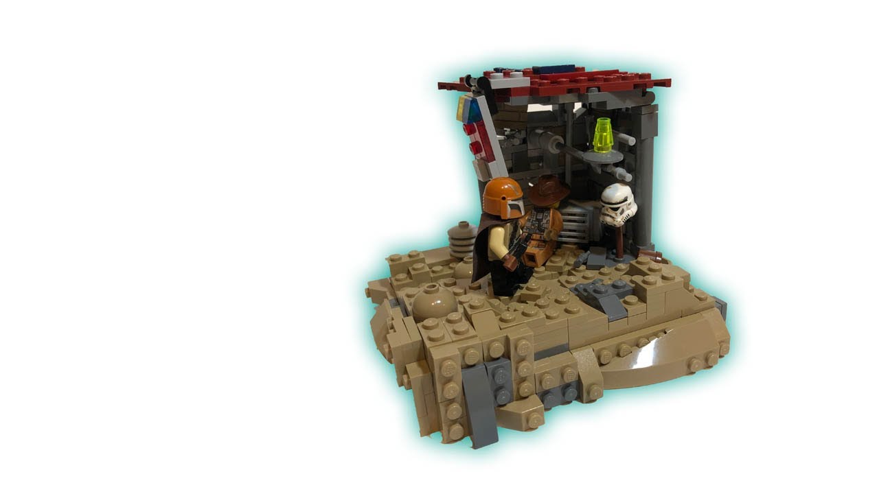 [Timelapse] Lego Star Wars Smuggler Outpost on Kaddak - YouTube