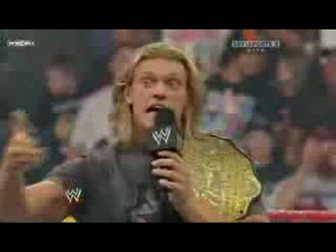 WWE-RAW -6/30/2008 EDGE VS CM PUNK HEAVY WORLD CHAMPIONSHIP 6/30/2008 ...