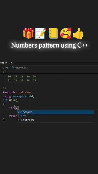 #coding #number #programming #c #numberpatterns #code #codinginterview #codingpattern #cplusplus ...