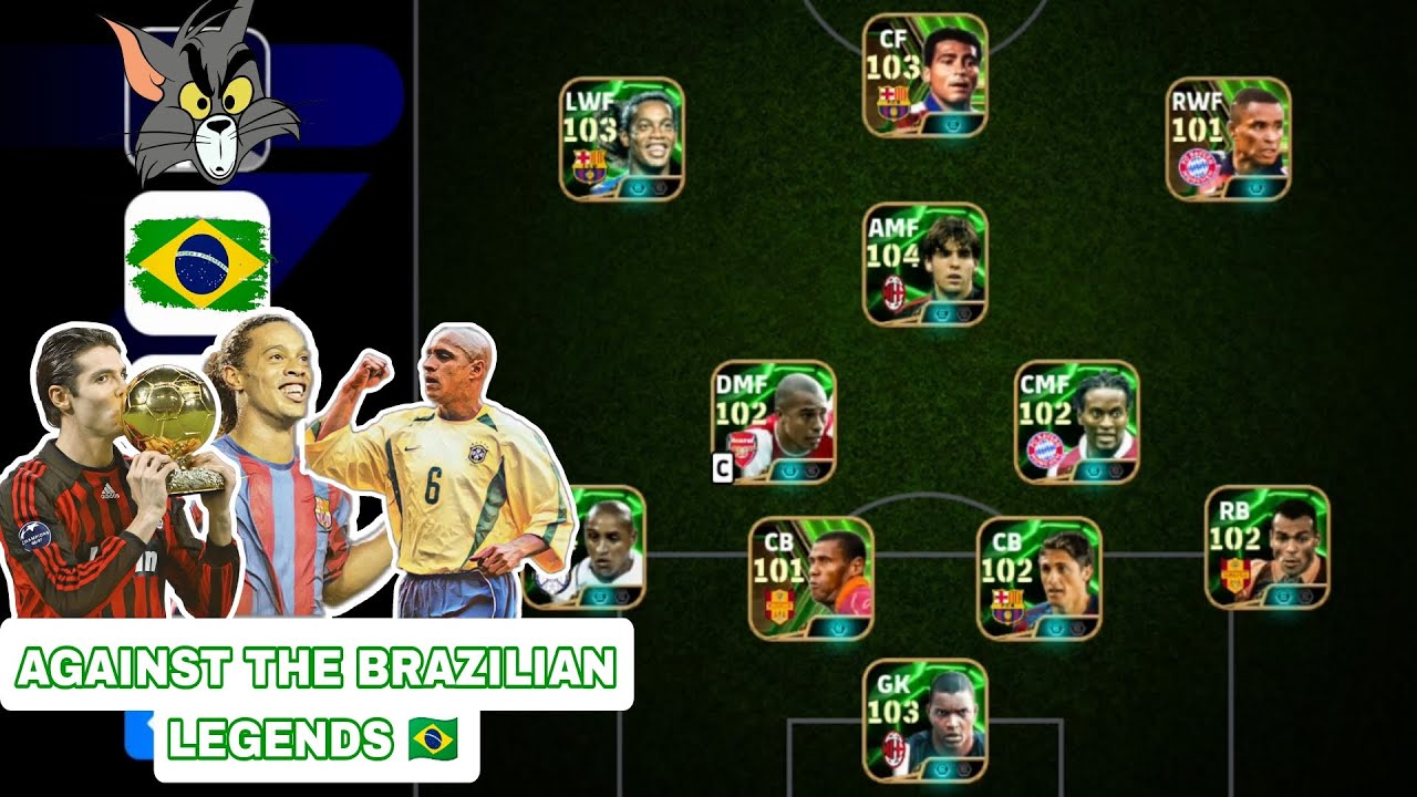 I Played against the Brazilian Legends in Legend Mode ☠️🔥 | Efootball ...
