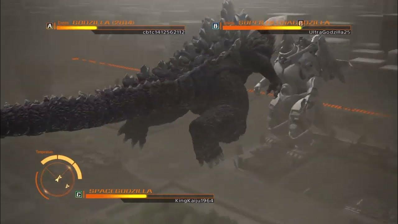 Godzilla PS4 Online Battles: SpaceGodzilla vs Godzilla 2014 vs Super MechaGodzilla - YouTube