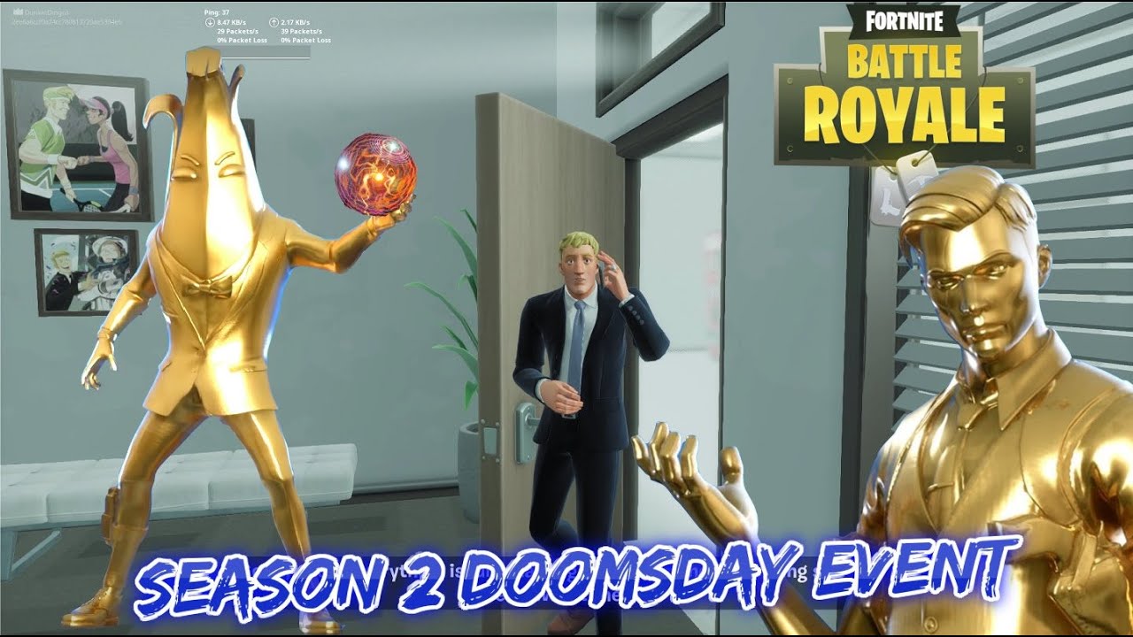 Fortnite Doomsday Event w/Golden Peely. - YouTube