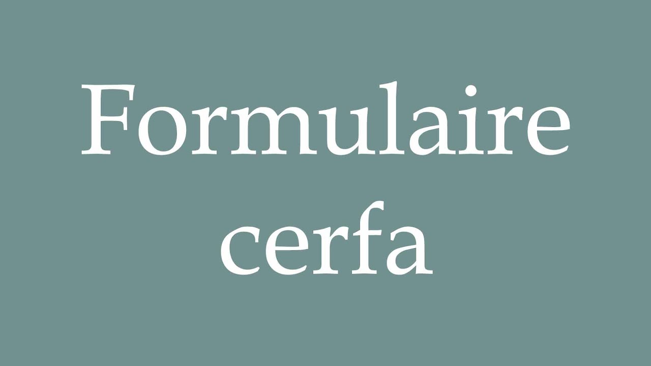 Formulaire Cerfa Comment Remplir Le Formulaire Cerfa M4 ? Notice