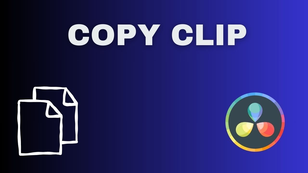 How to COPY Clips in DaVinci Resolve 18 - YouTube