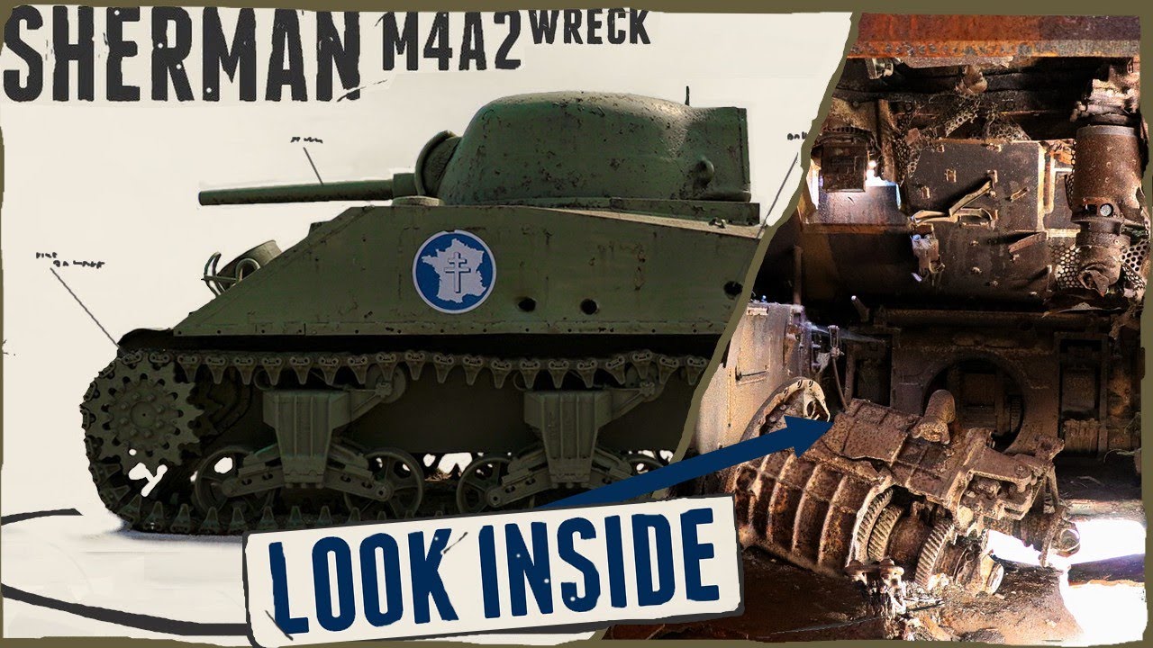 Look inside the Sherman M4A2 'Massaouah' - Normandy. - YouTube