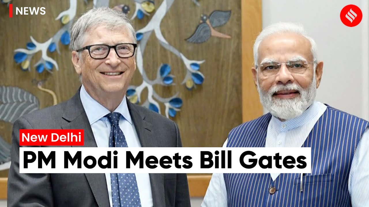 PM Modi meets Bill Gates, Holds Discussions On Key Issues | Bill Gates ...