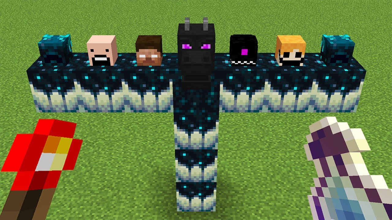What if you did a SPIRAL DISTORTED SCULK WARDEN HEROBRINE STORM GOLEM ...