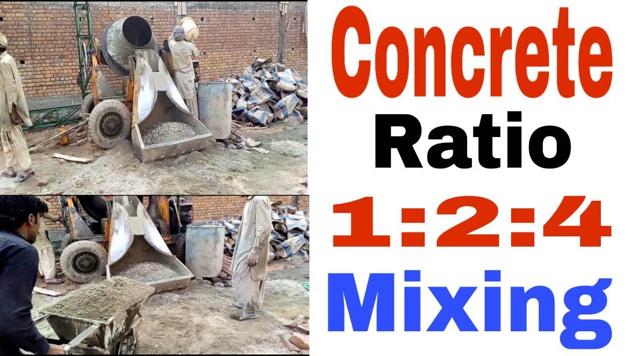 1 2 4 Ratio Concrete For Slab Vedeo URDU HINDI YouTube 1-2-4-ratio-concrete-for-slab-vedeo-urdu-hindi-youtube