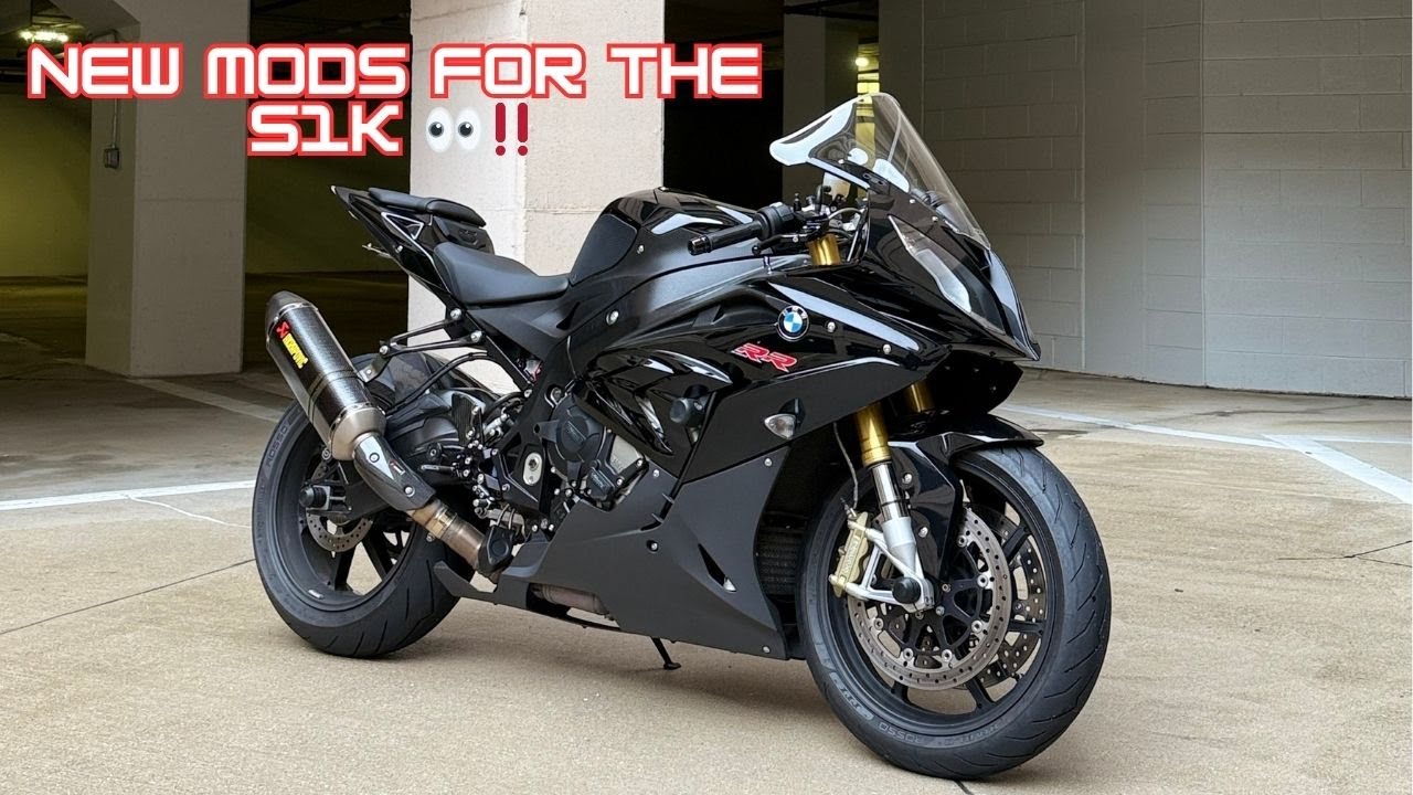 NEW MODS INSTALLED ON MY BMW S1000RR SUPERBIKE - YouTube