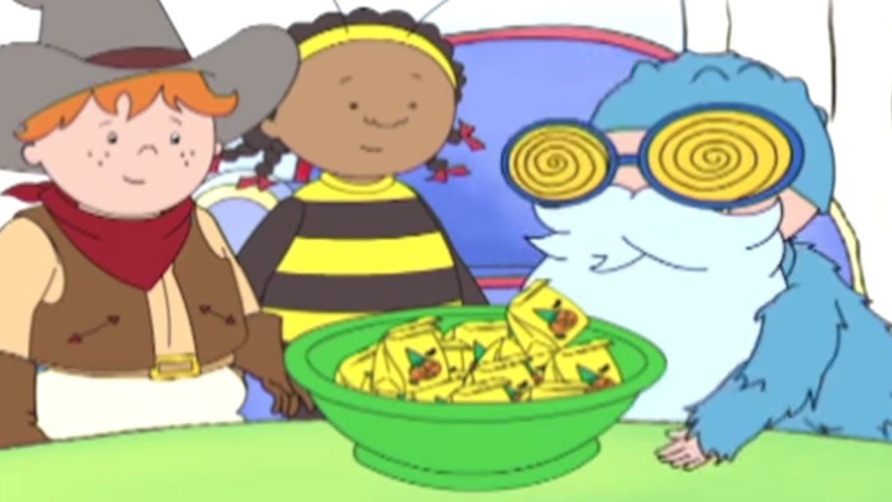 Ruca em português | Ruca e o Hallloween Assustador | Caillou Episódio ...