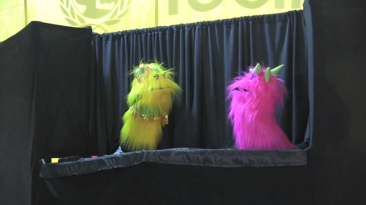 Syrian Refugee Camp, Cyber City - Hygiene Puppet Show in Arabic - First ...