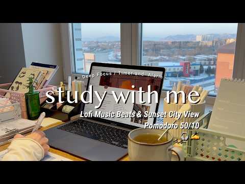 5-HR STUDY WITH ME ☕️ 50/10 Pomodoro | Lofi Music for Productivity