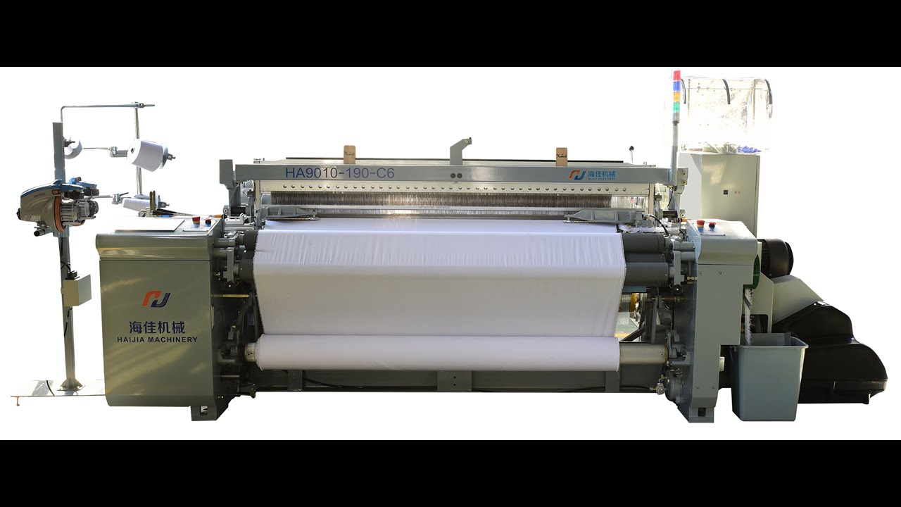 HA9010 Air Jet Loom - YouTube