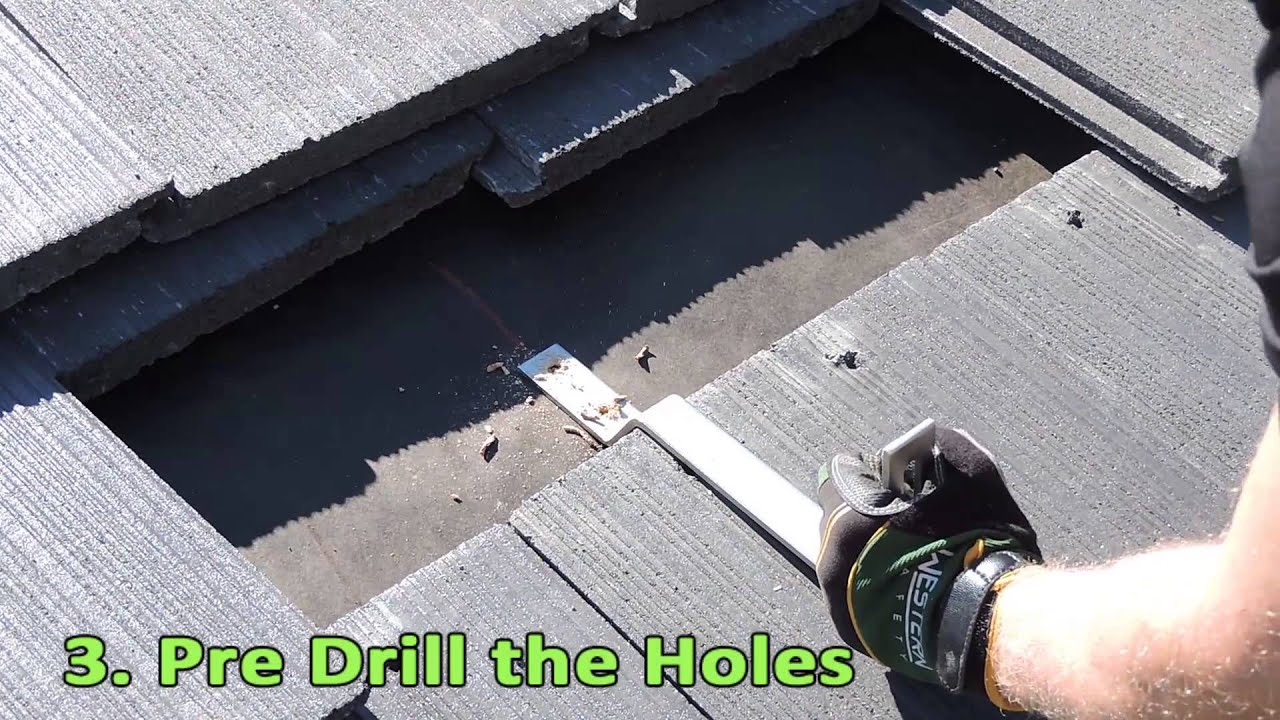 INSTALL VIDEO | Flat Tile Roof Mounts - YouTube