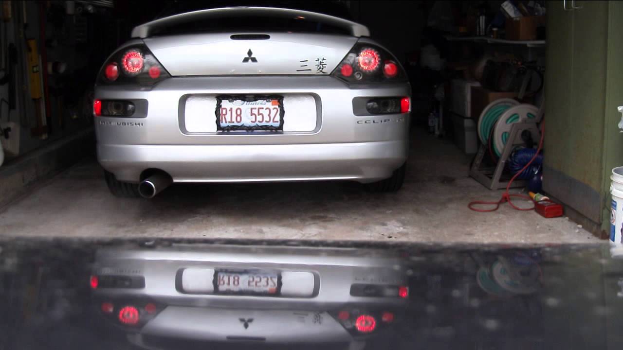 Kio - 3G Eclipse Custom Exhaust, Three Step Rev - YouTube