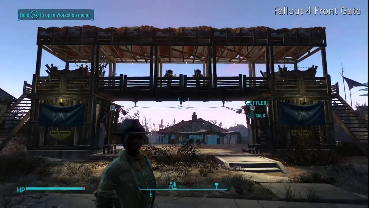 Fallout 4 Sanctuary Front Gate - YouTube