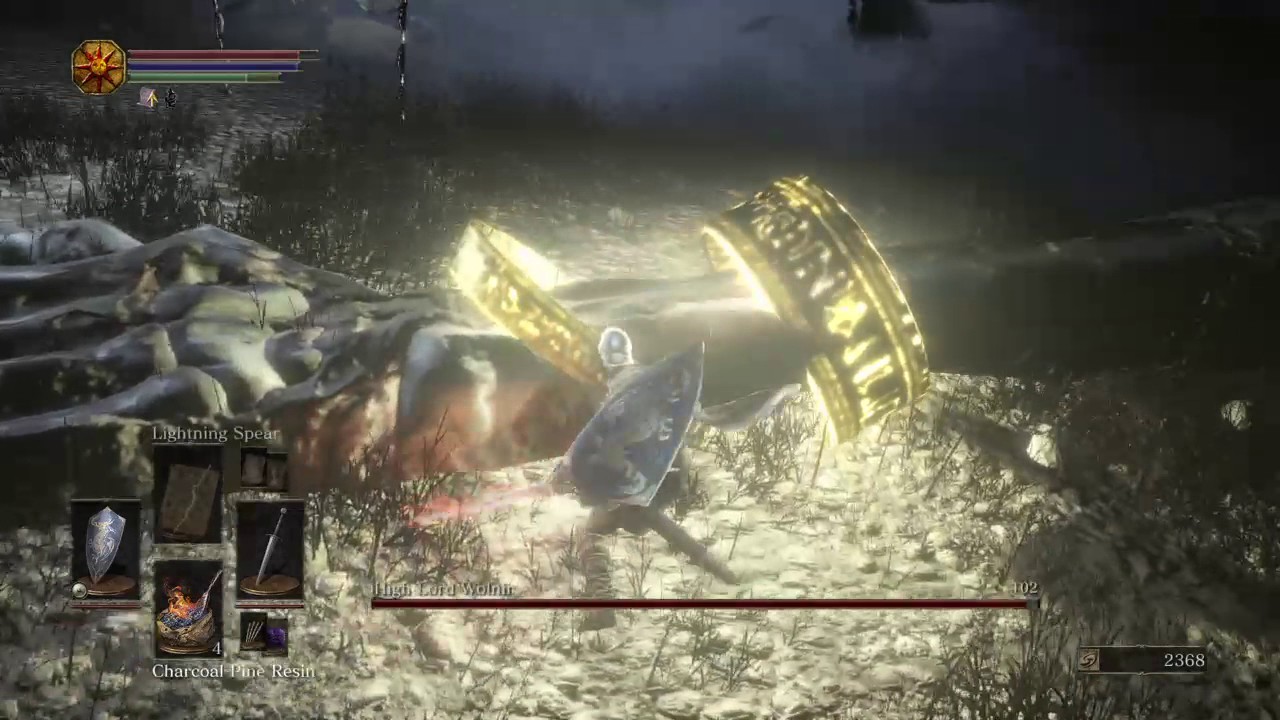 DARK SOULS 3 - High Lord Wolnir Boss Fight - YouTube