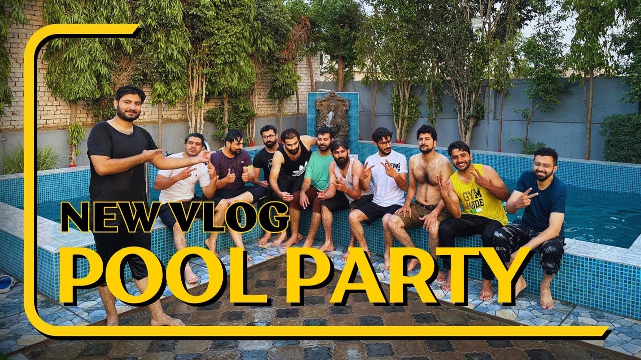 Pool Party With Colleagues | Live BBQ | Lahore | Episode 28 - YouTube