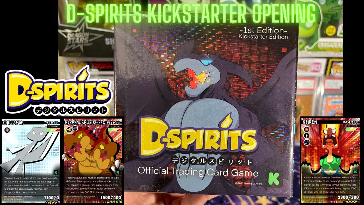 D-Spirits Control The Soul Kickstarter Booster Box Opening [ What A ...