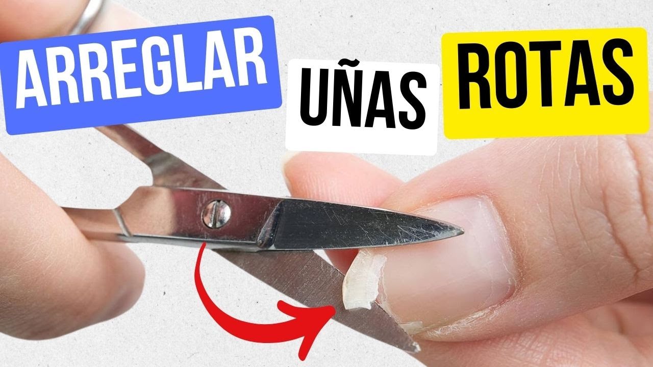 Cómo remendar uñas rotas ¡Fácil y Rápido! - 3 Trucos de Expertos 💅🏻 # ...