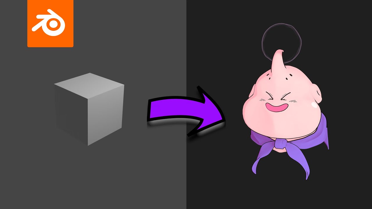 Dragon Ball Bubu in Blender | 3D Modeling - YouTube