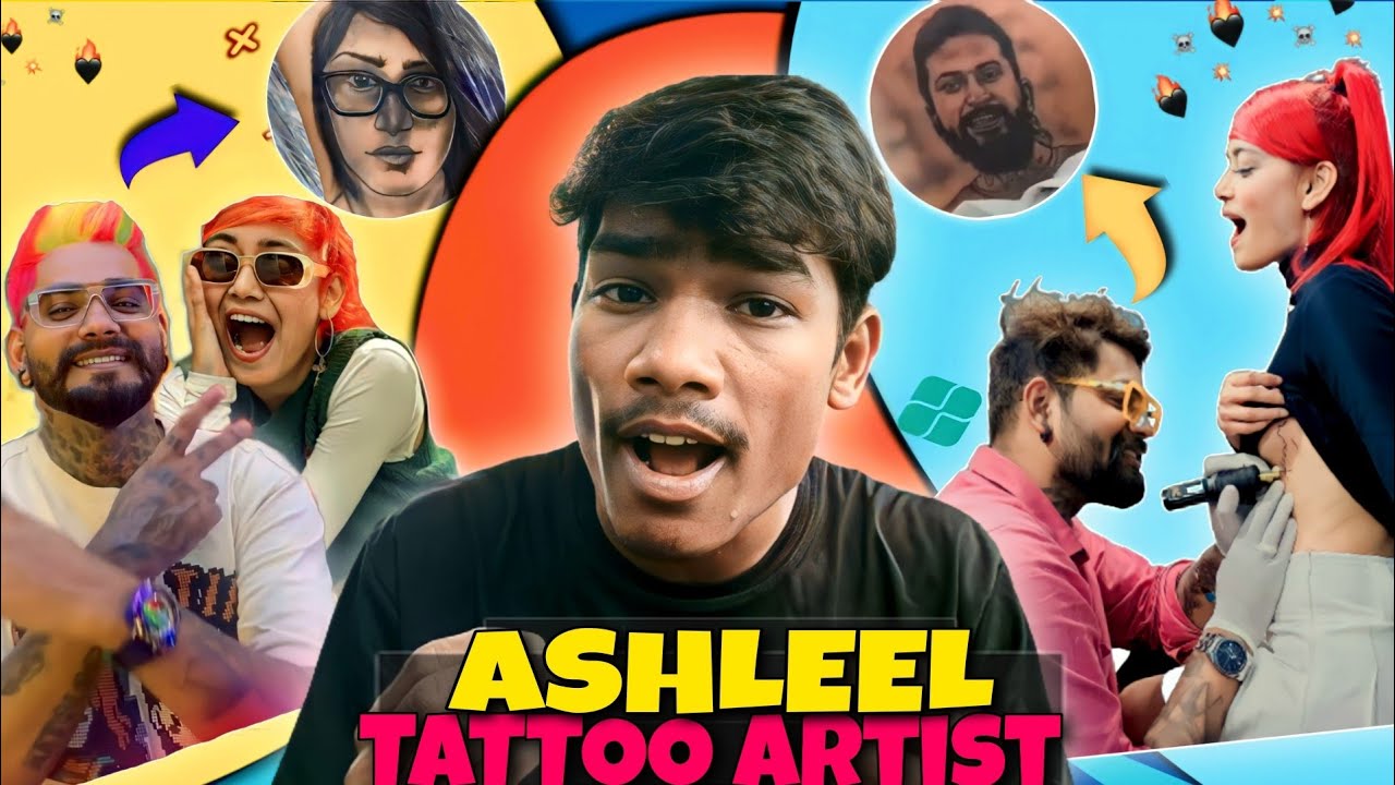 ASHLEEL TATTOO ARTIST FROM INSTAGRAM IS VIRAL NOW (ROAST) - YouTube