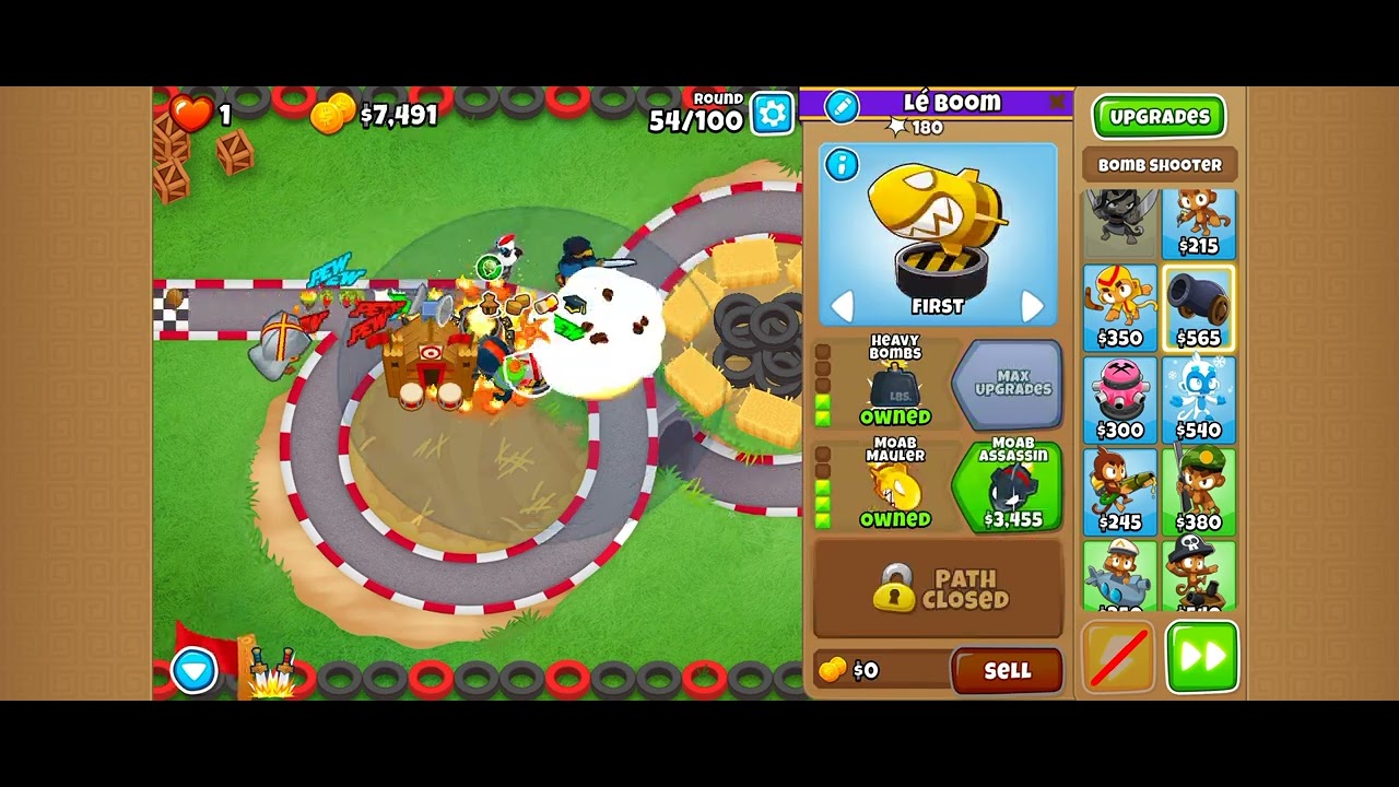 BTD6| KartsNDarts Black Border Gameplay! Inferno ring + Bloon Solver ...